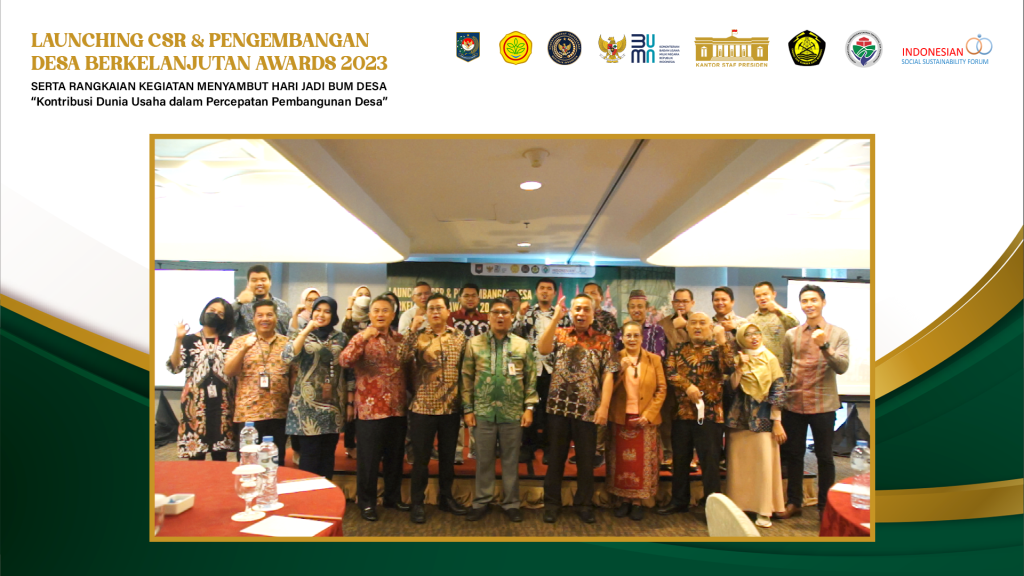 Gelaran CSR dan Pengembangan Desa Berkelanjutan Awards Resmi Dibuka ...